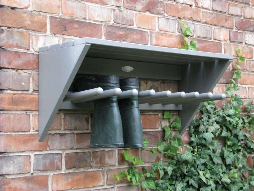 4 Pair Boot Wall Rack