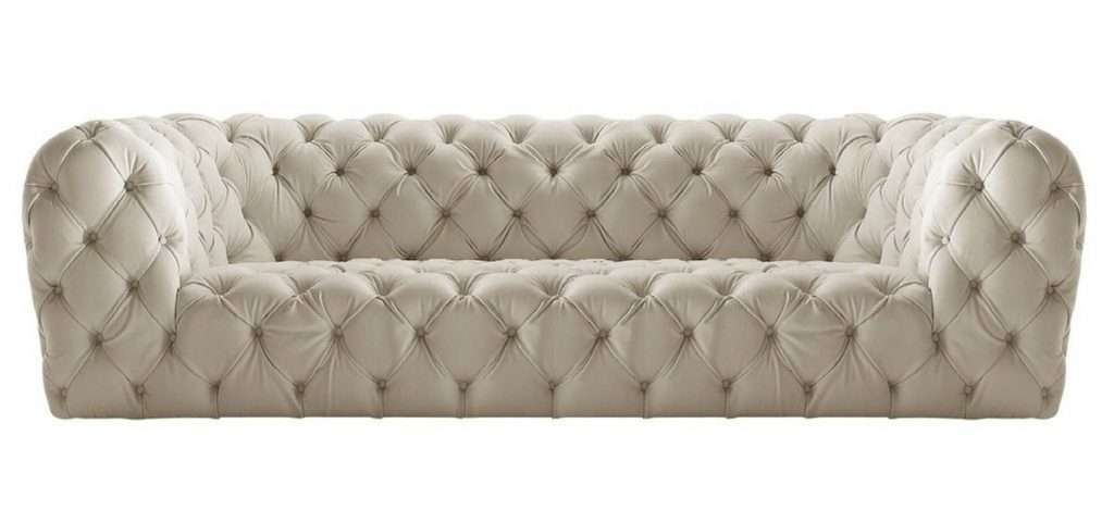 Luxury Genuine Leather Chesterfield Sofa